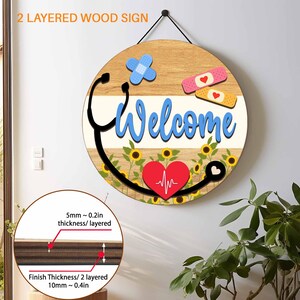 Nurse Office Welcome Sign, Doctor Office 3D Sign, School Nurse Gift ...