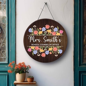 Personalized School Counselor Office Welcome Sign, School Counselor ...