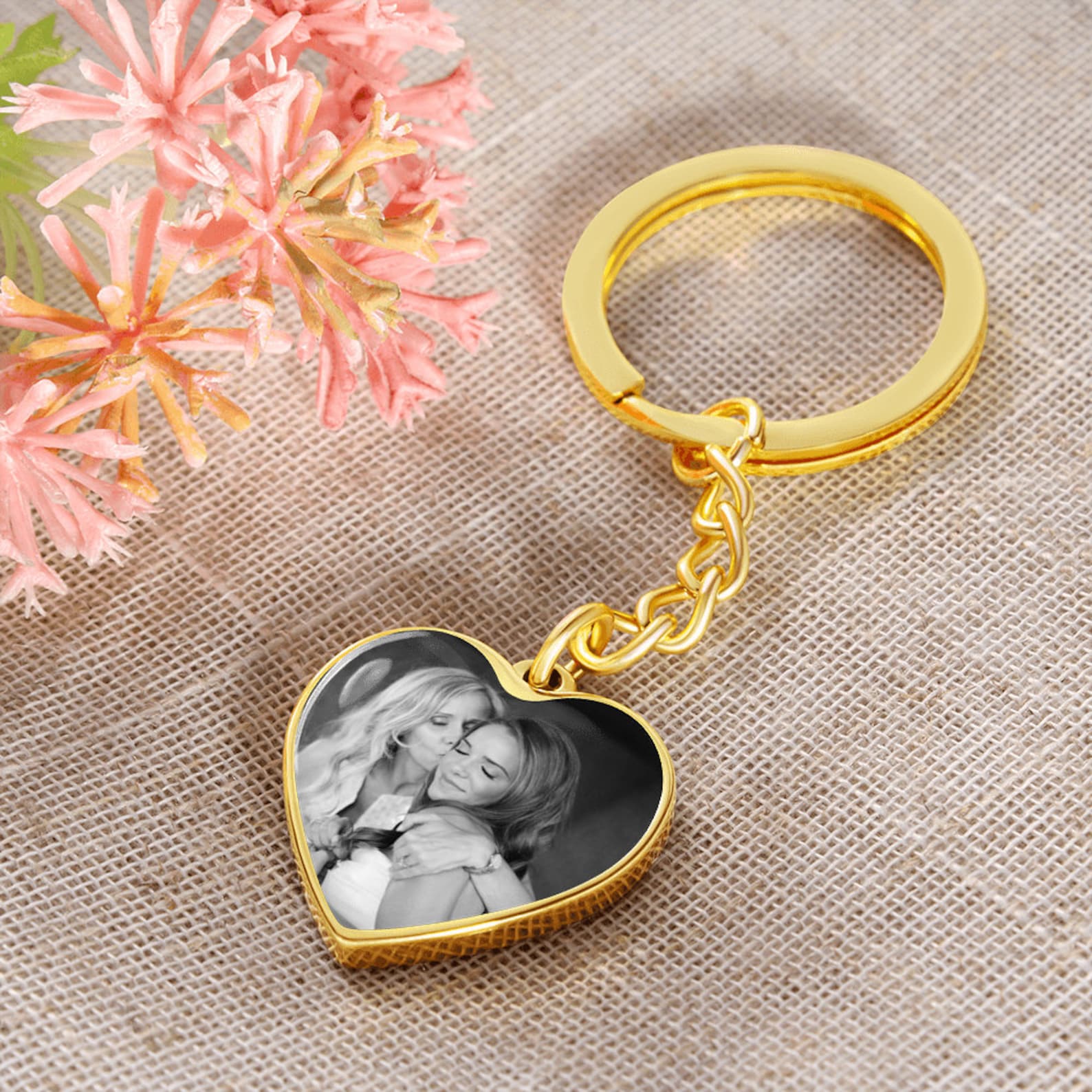 Photo Memorial Keychain in Loving Memory of Your Mom Gift | Etsy