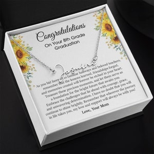 Congrats 8th Grade Graduation Gift for Daughter, Personalized Name ...