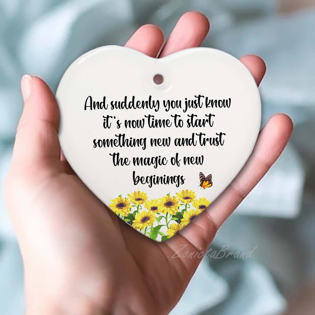 The Magic of New Beginnings, Start for Something New, Heart Keepsake ...
