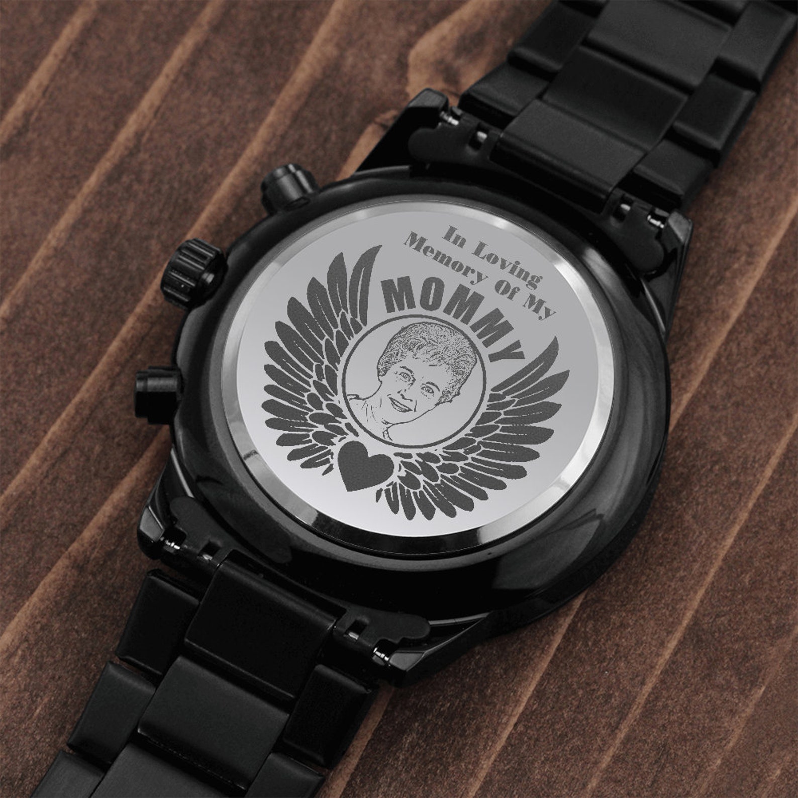 Personalized Watch Engraved in Loving Memory With Picture - Etsy