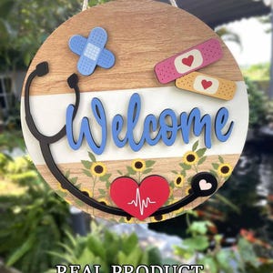 Nurse Office Welcome Sign, Doctor Office 3D Sign, School Nurse Gift ...