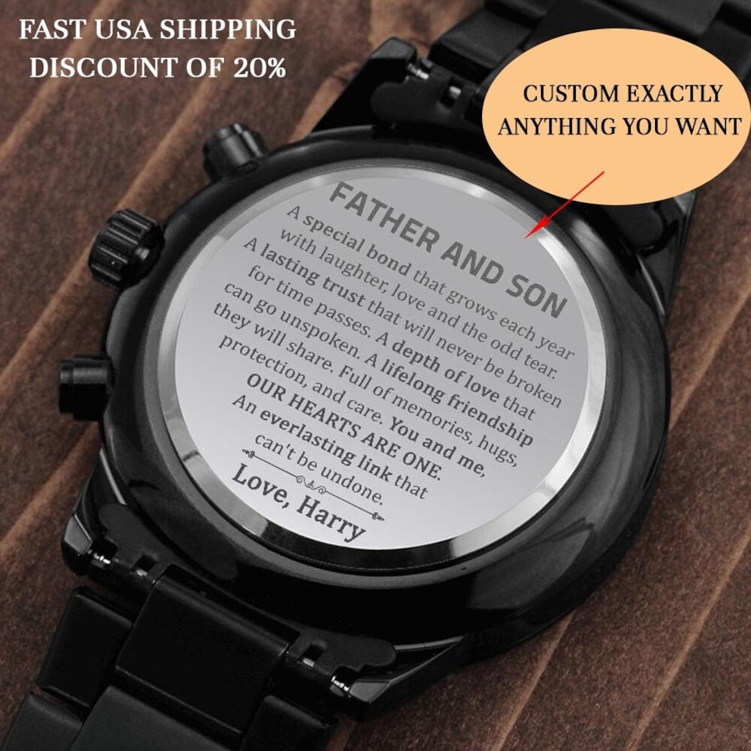Father and Son Watch, Father's Day Gifts for Dad From Son, Father of ...