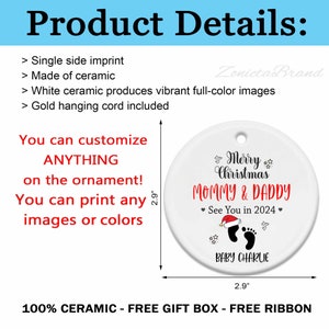 Christmas Gift for New Mommy and Daddy, See You in 2024, Pregnancy ...