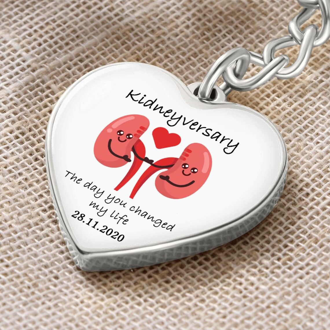 Engraved Kidneyversary Keychain Kidney Donor Keychain Gift - Etsy