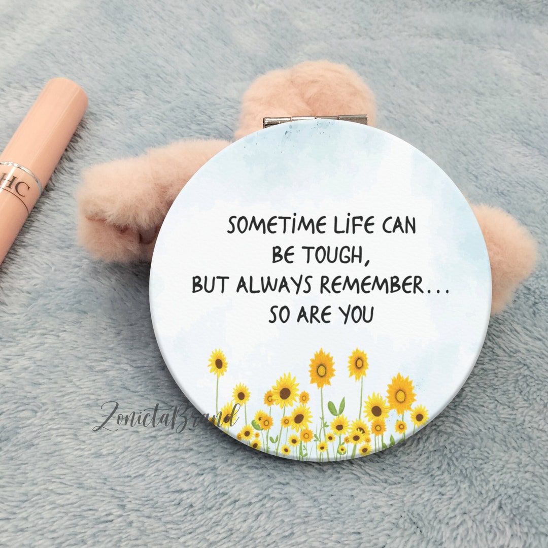 Stay Strong Compact Mirror, Encouragement Mirror Gift, Thinking of You ...