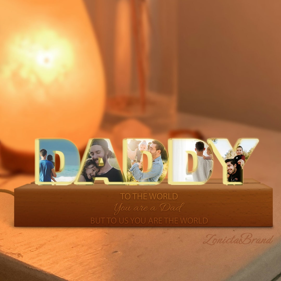 Daddy Led Night Light Father's Day Gifts, Personalized Dad Led Light ...