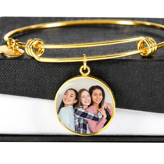 Personalized Photo Bracelet Custom Picture Pendant Bracelet | Etsy