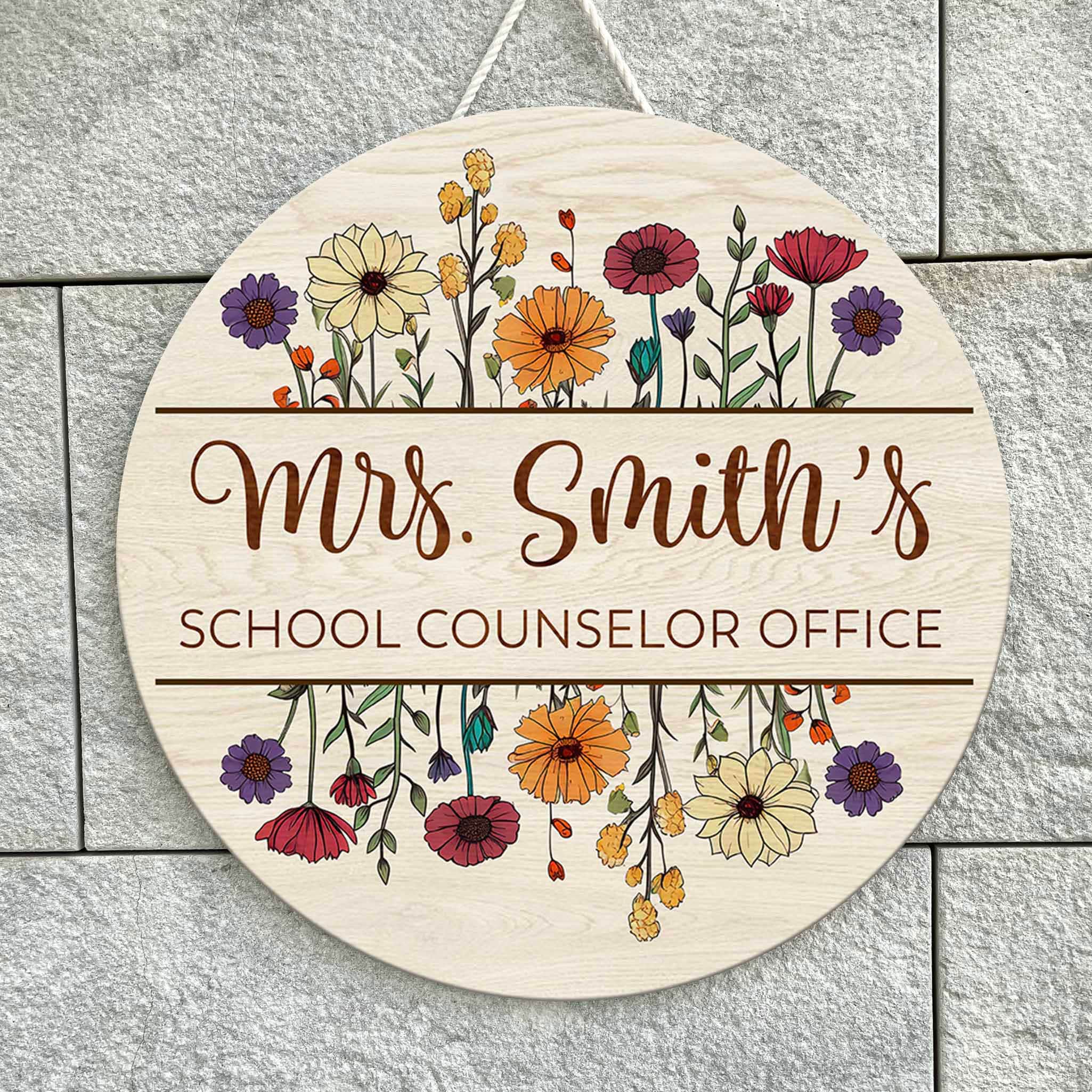 Personalized School Counselor Office Welcome Sign, School Counselor ...