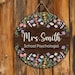School Psychologist Door Sign, Personalized School Psychologist Door ...