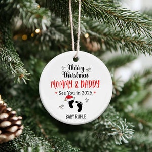 Christmas Gift for New Mommy and Daddy, See You in 2025, Pregnancy ...