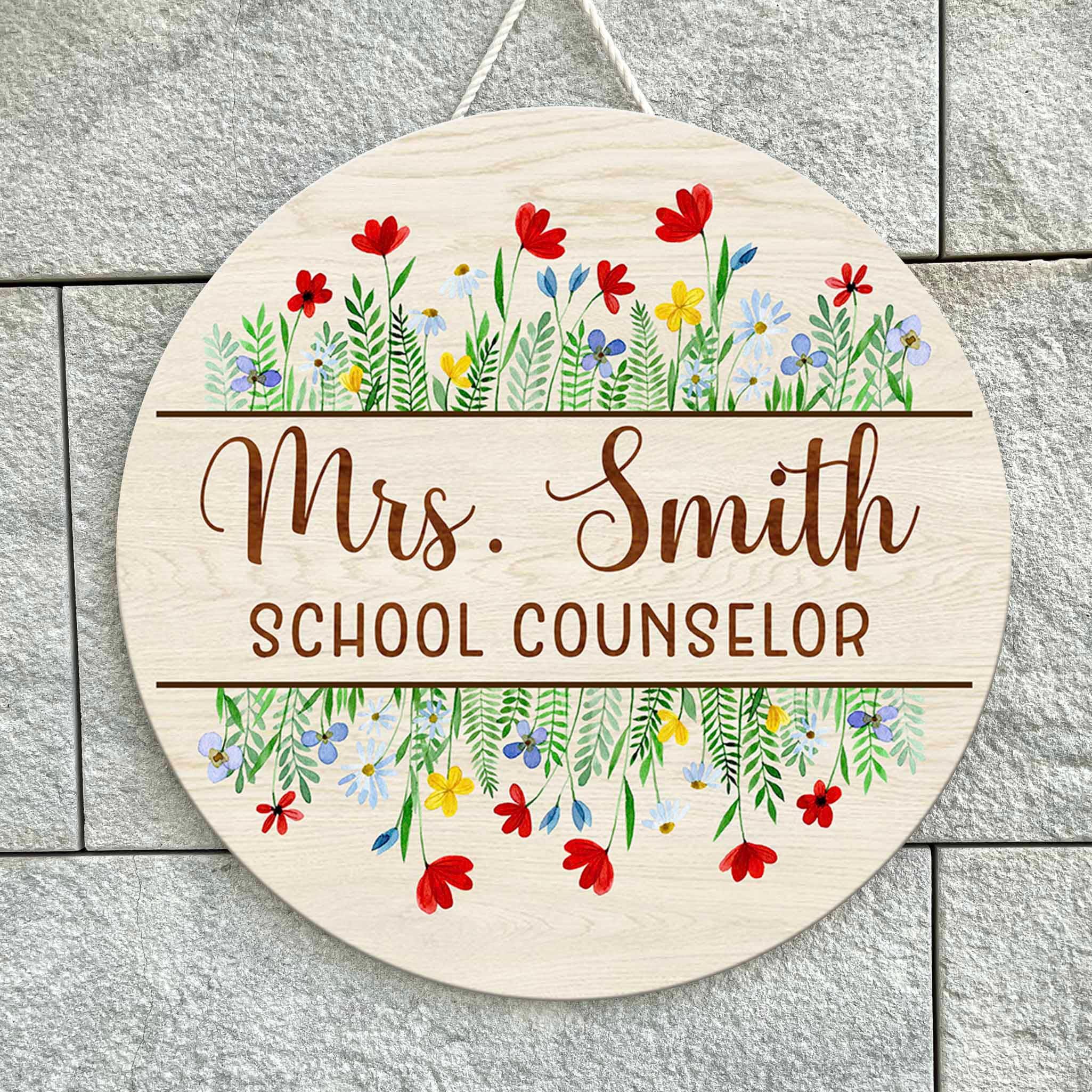 School Counselor Office Sign, Personalized School Counselor Door Sign ...