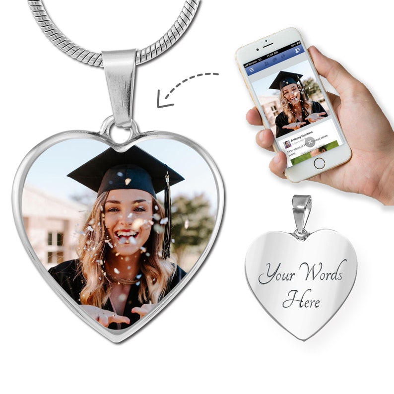 Personalized Graduation Gifts Graduation Photo Heart | Etsy