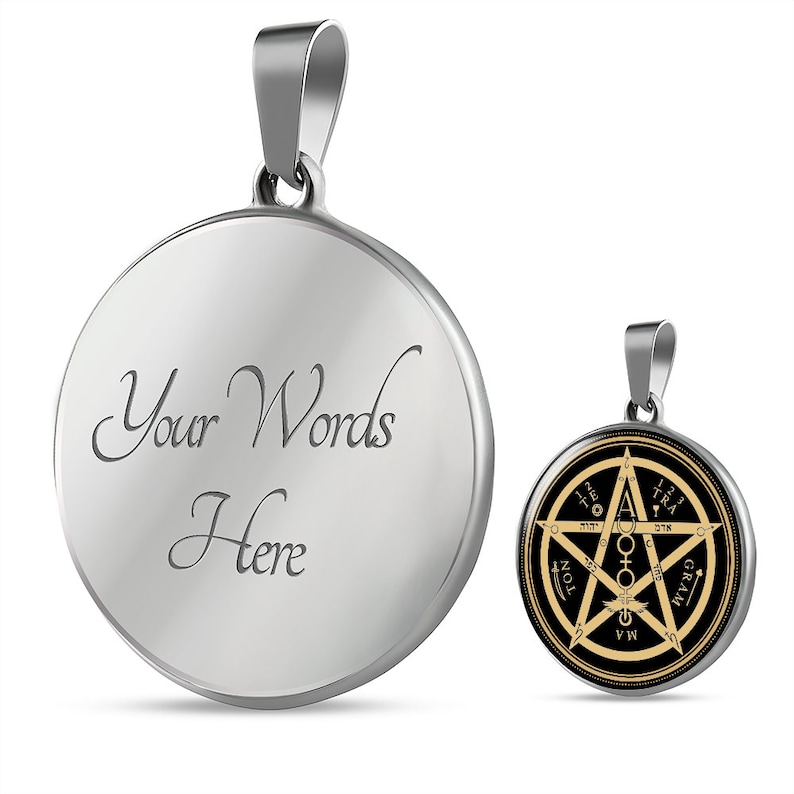 Tetragrammaton Pendant Necklace Ritual Talisman Jewelry - Etsy