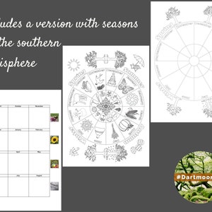 PHENOLOGY Nature Study Wheels 40 Page Guide With Seasonal Tips ...
