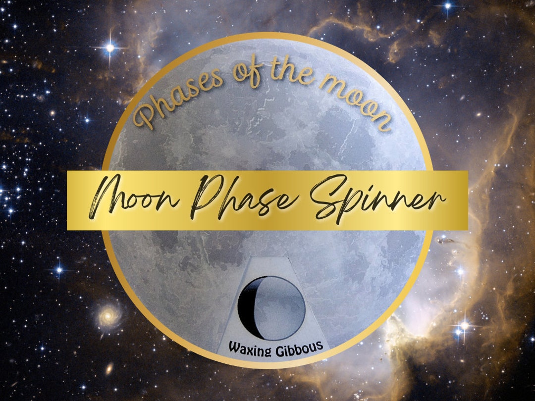 Phases of the Moon Display Wheel Spinner Printable Educational Craft ...