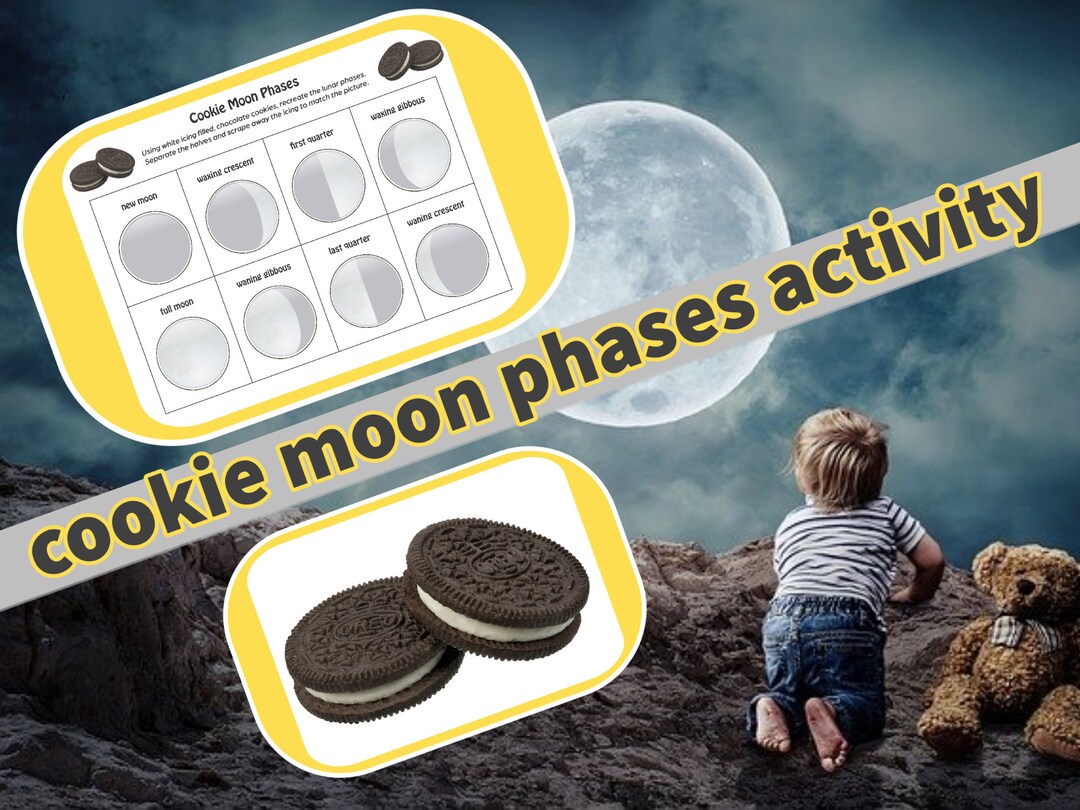Oreo Cookie Moon Phases Sheet Printable Fun Educational Activity Page ...