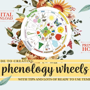 PHENOLOGY Nature Study Wheels 40 Page Guide With Seasonal Tips ...
