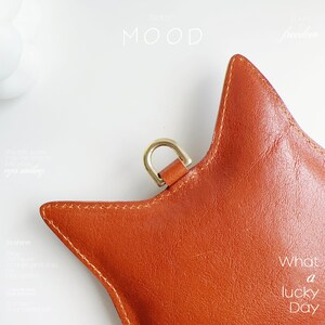 Genuine Leather Cat Purse – Cute Meow Face Coin Wallet, Mini Zip Pouch ...