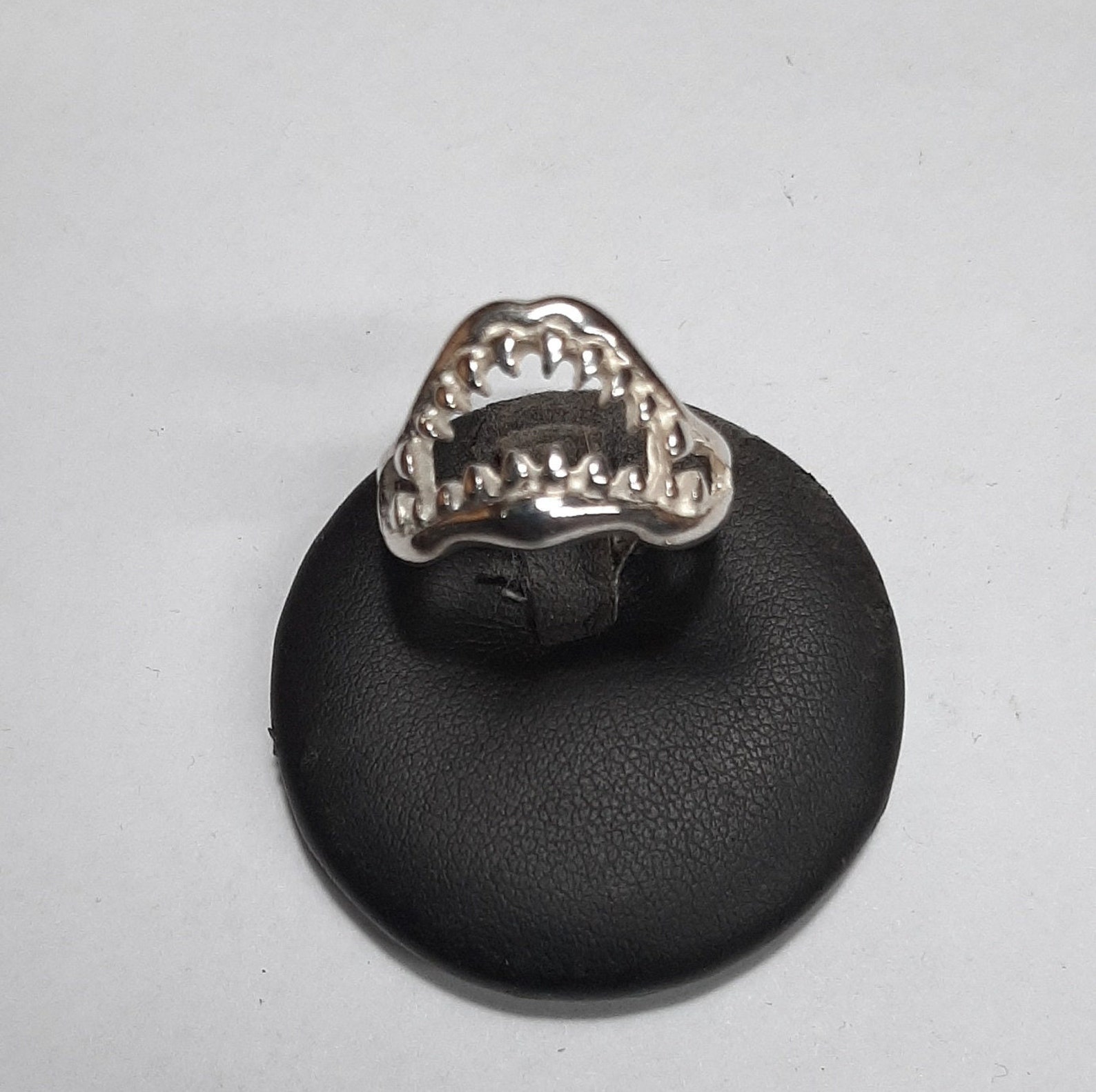 Shark Mouth Ring Made of Silver in Sterling Silver - Etsy