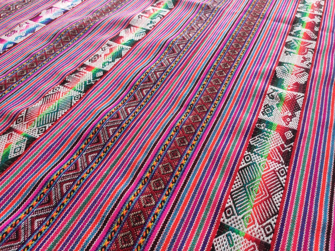 M2-A: Peruvian Andean CHINCHEROS Fabric Peruvian Aguayo Weaving ...