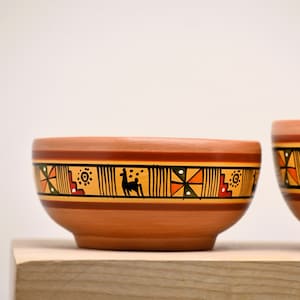 Set of 3 Peruvian Hand-painted Ceramic Bowls Peruvian Andean Bowls ...
