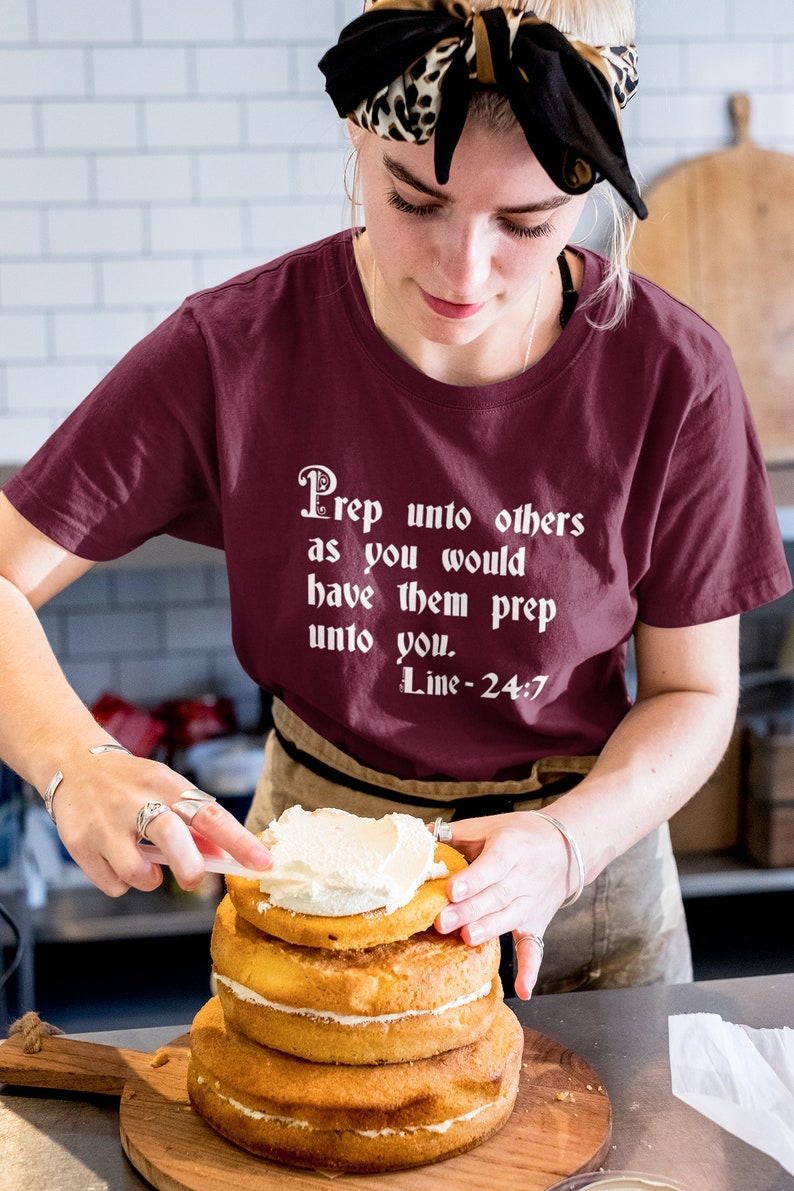 Funny Restaurant Chef Line Cook Prep Cook Tee Shirt Prep - Etsy