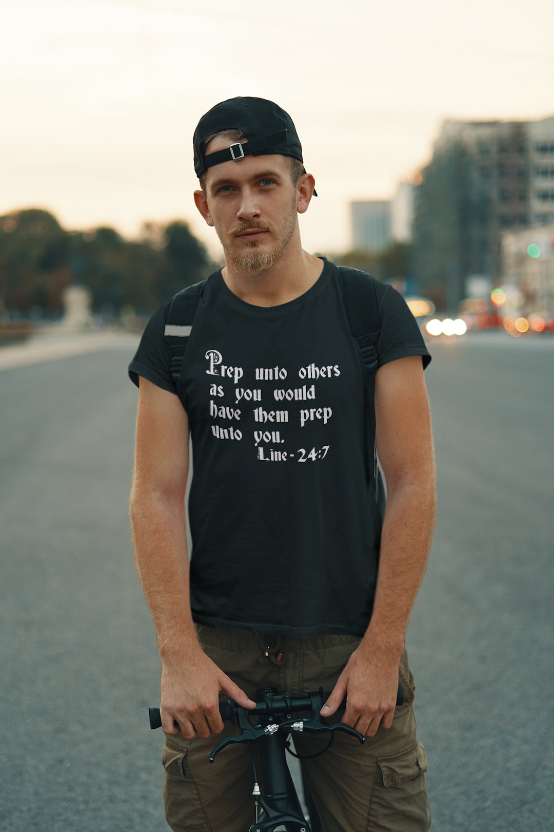 Funny Restaurant Chef, Line Cook, Prep Cook Tee Shirt Prep Unto Others ...