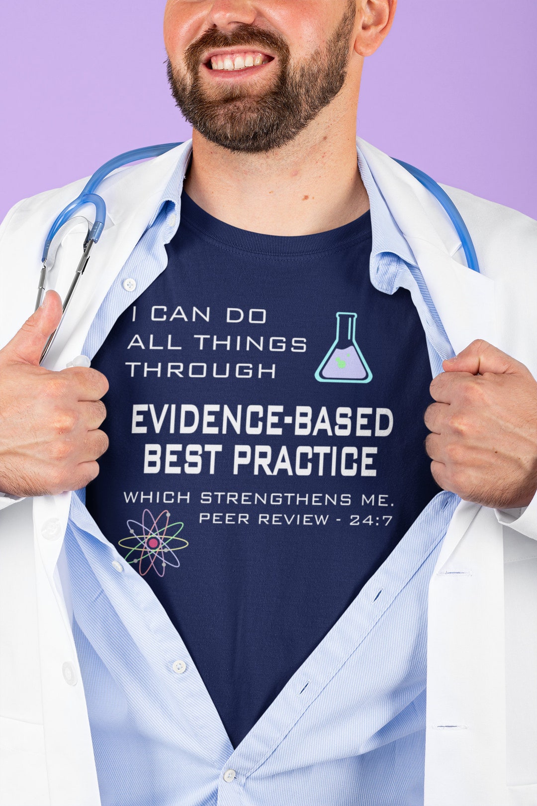 Funny Science T-shirt – Evidence-based Practice Cotton Tee - Etsy
