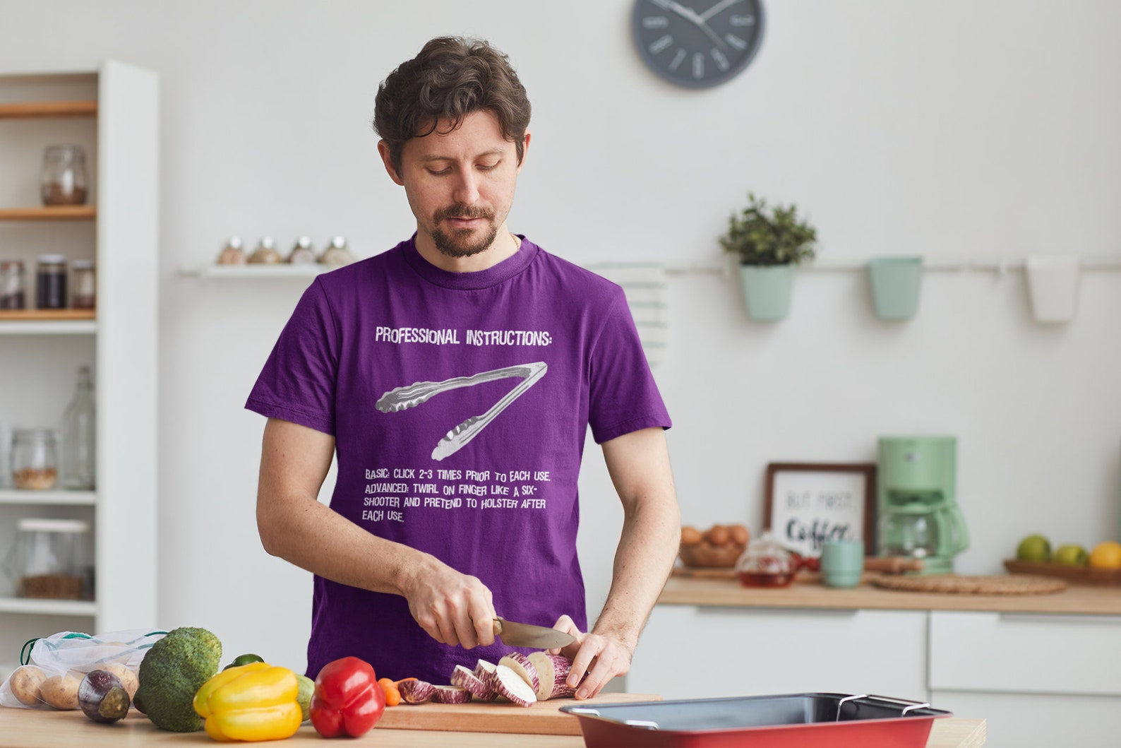 Awesome Funny Chef Shirt Cook Shirt Professional Chef Tongs | Etsy