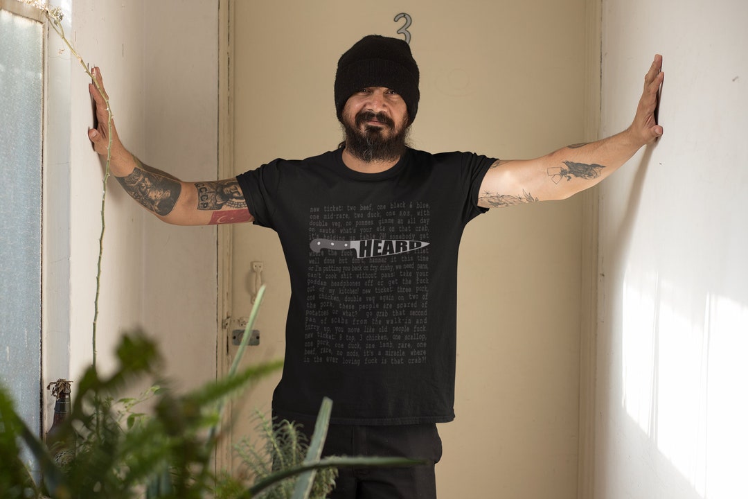 Profanity Laced Chef Shirt: 'heard' Knife - Original Design - Etsy