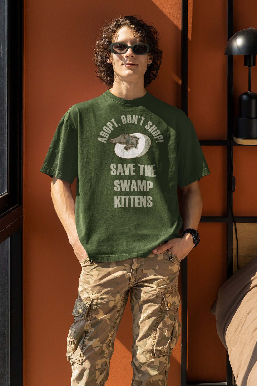 Save the Swamp Kittens Funny Southern Life Alligator Tee Shirt, Florida ...