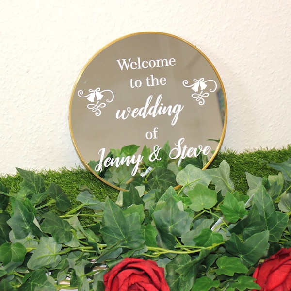 Wedding Mirror Stickers - Etsy UK