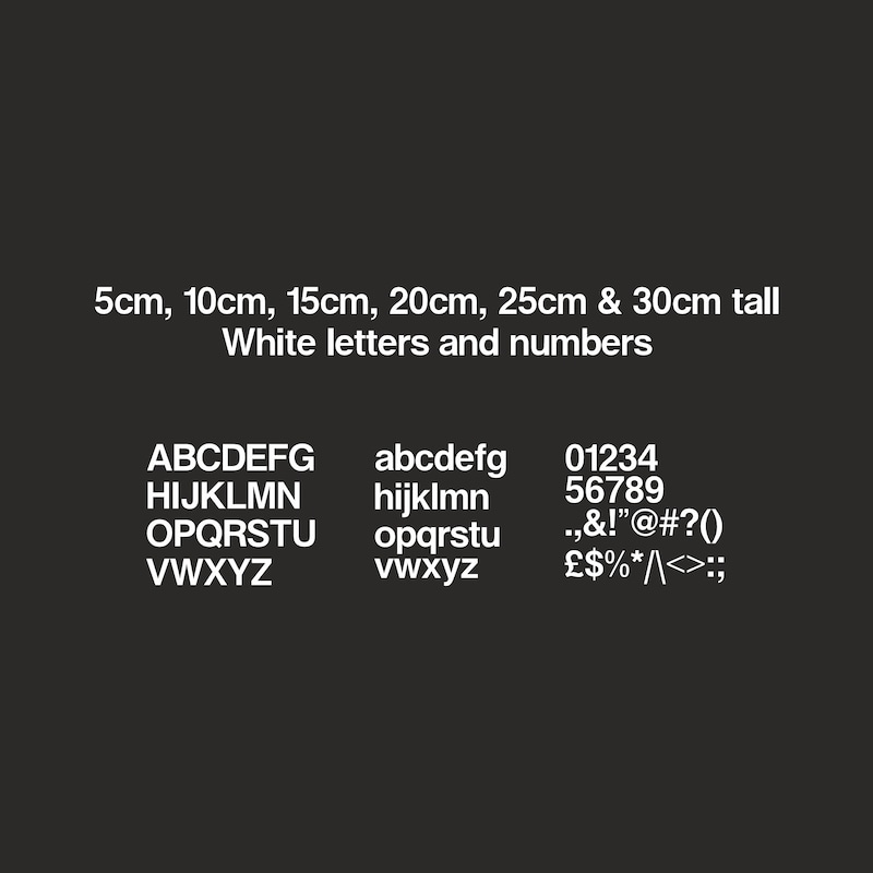 Tiny Letter Stickers - Etsy