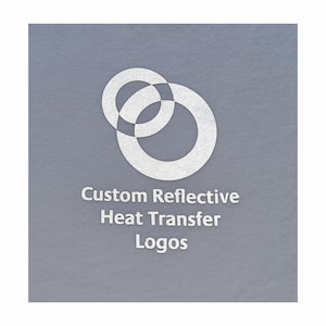 Custom Reflective Heat Transfer Logos and Designs, EN20471 Standard. - Etsy