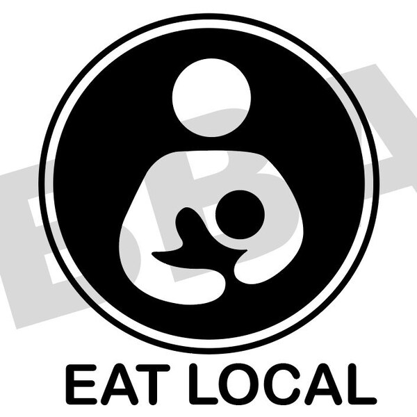 Eat Local Breastfeeding Svg - Etsy