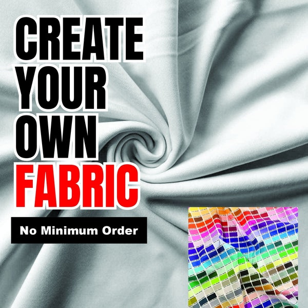 Custom Print Fabric - Etsy