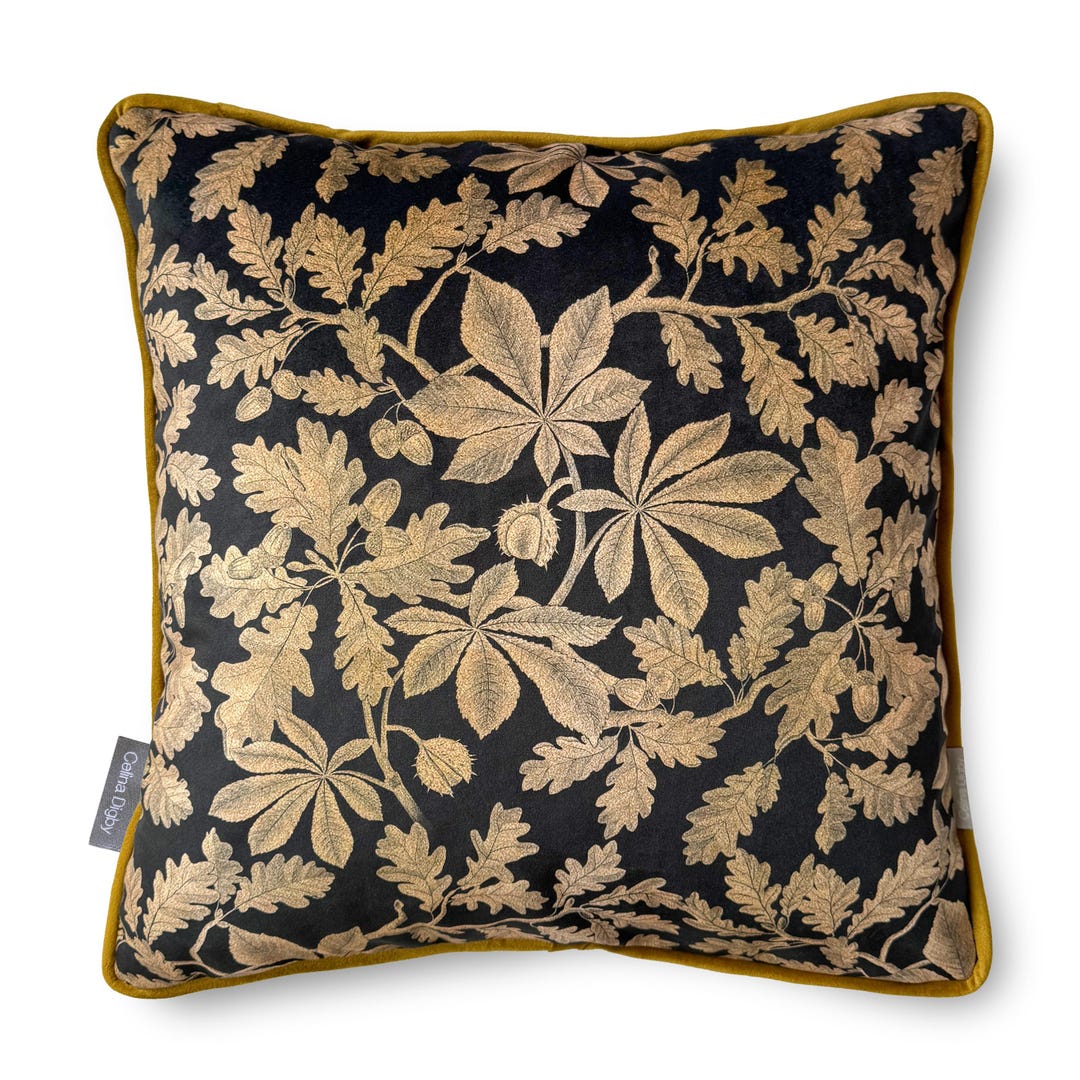 Celina Digby® Luxury Designer Velvet Cushion Cover Pillow, Floral ...