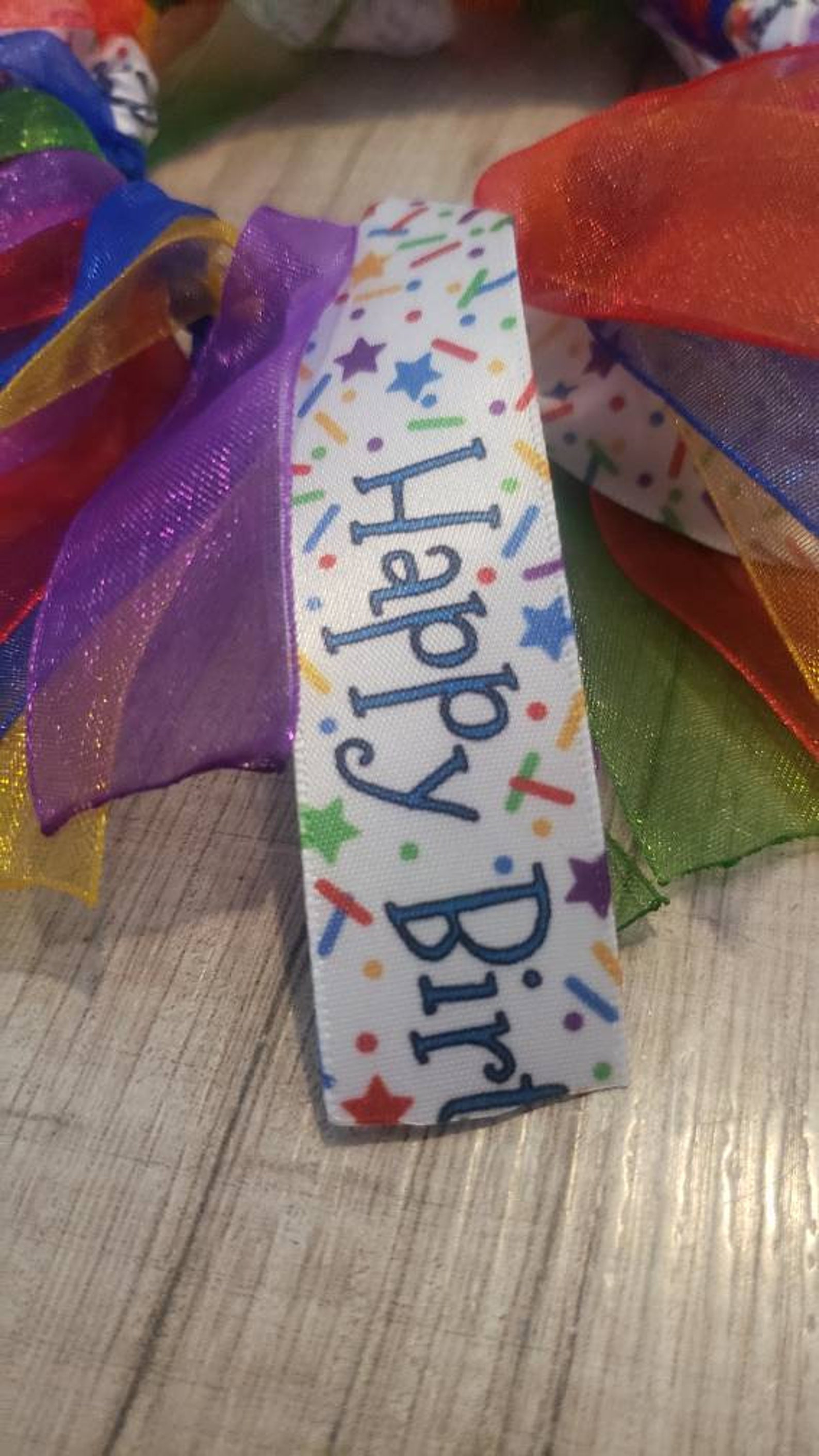 Birthday Ribbon Cat Collar Hand Made Happy Birthday Cat - Etsy