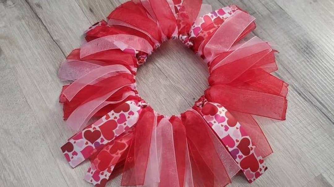 Valentine's Day Cat Ribbon Collars - Etsy
