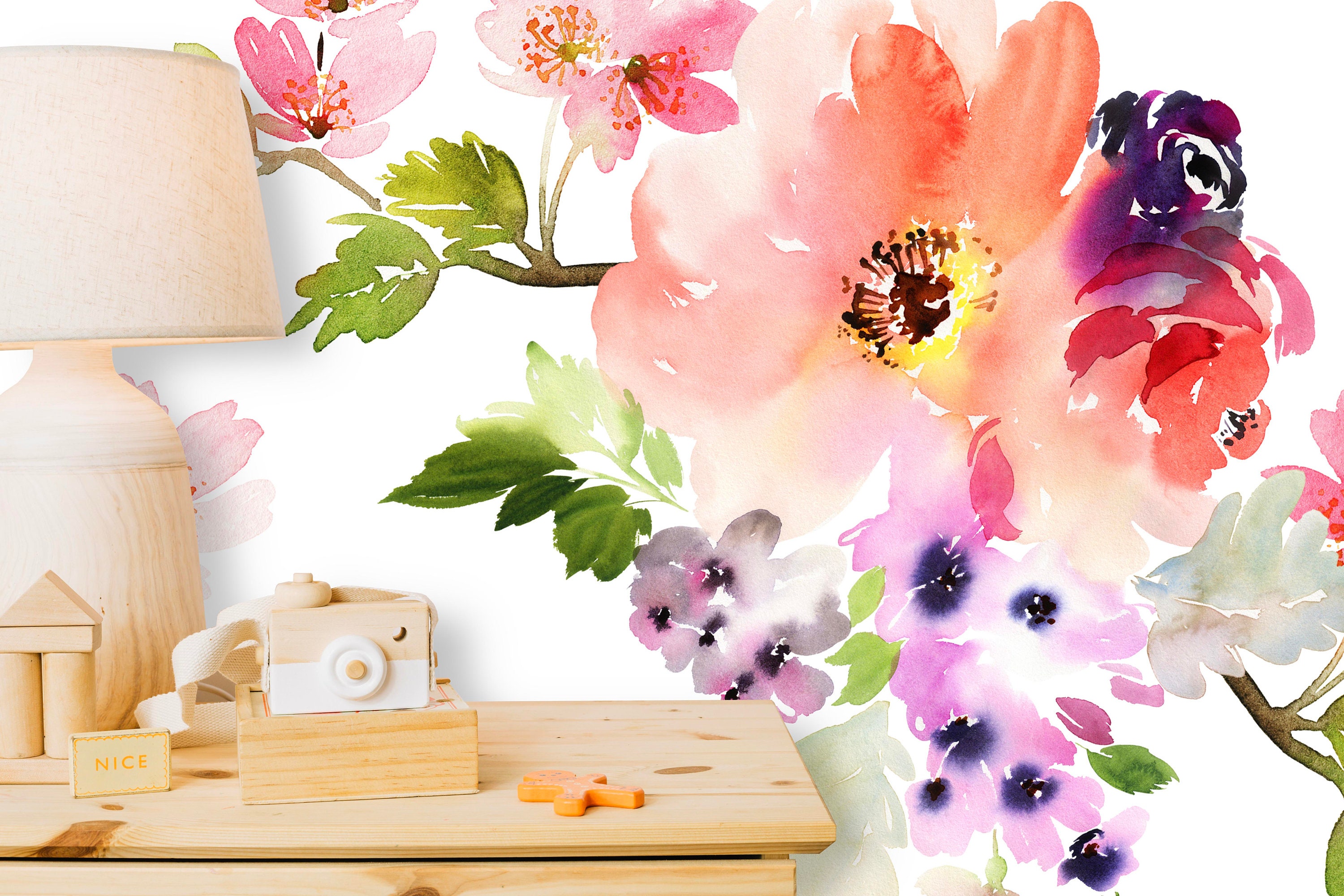 Removable Peel 'n Stick Wallpaper Self-adhesive Wall - Etsy
