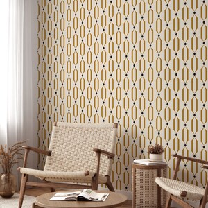 Abstract Chain Peel and Stick Wallpaper | Removable Self Adhesive ...