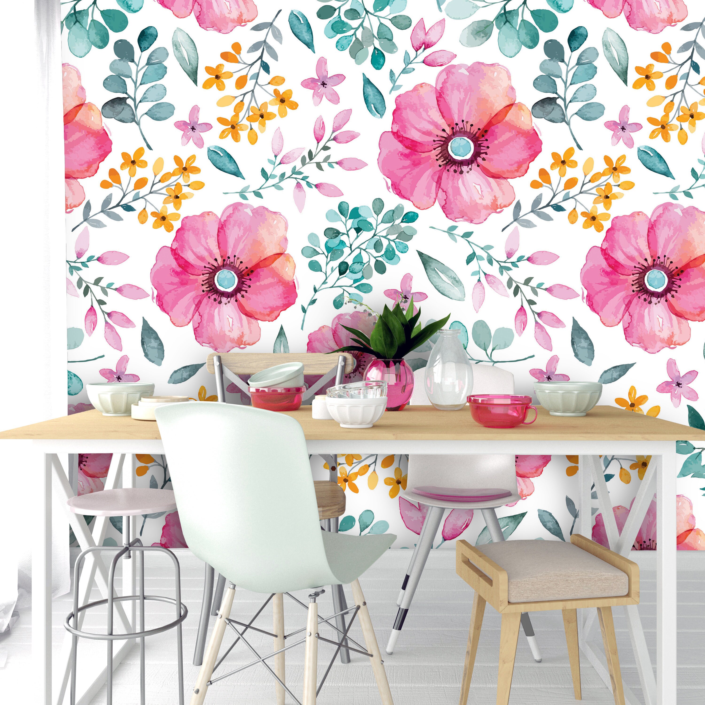 Removable Peel 'n Stick Wallpaper Self-adhesive Wall | Etsy