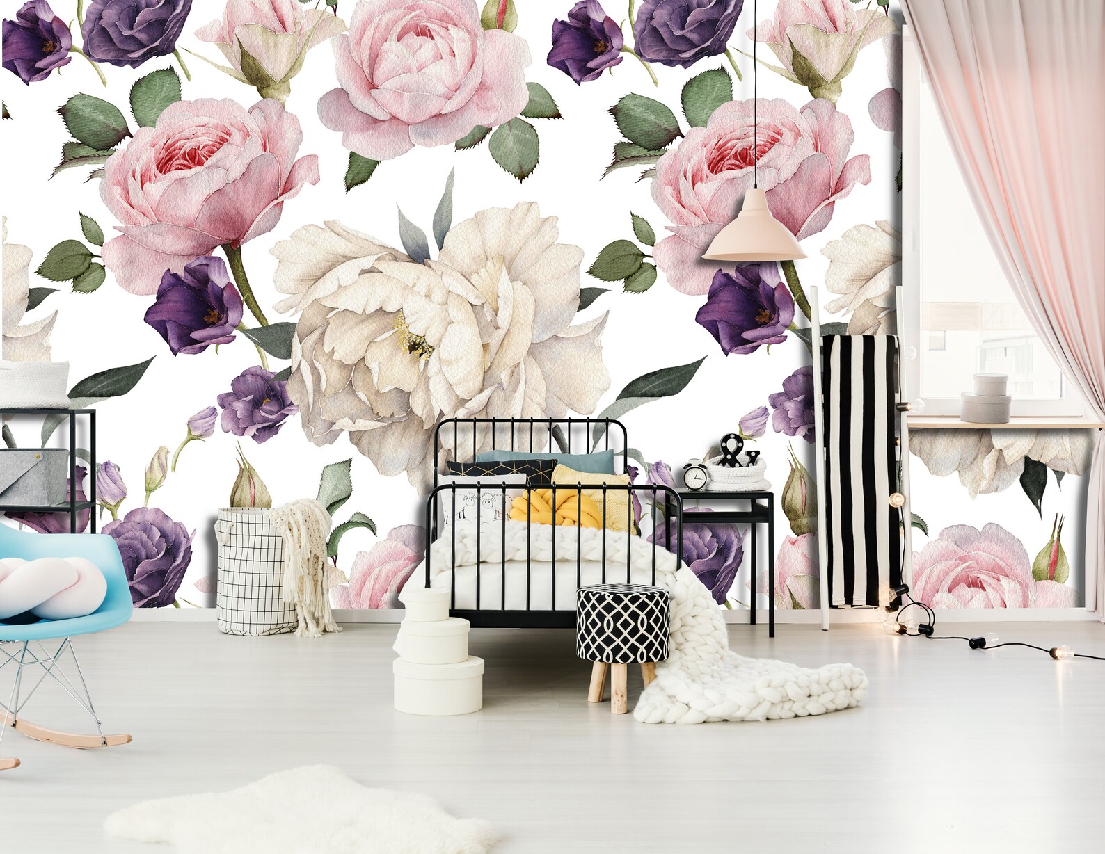 Removable Peel 'n Stick Wallpaper Self-adhesive Wall - Etsy