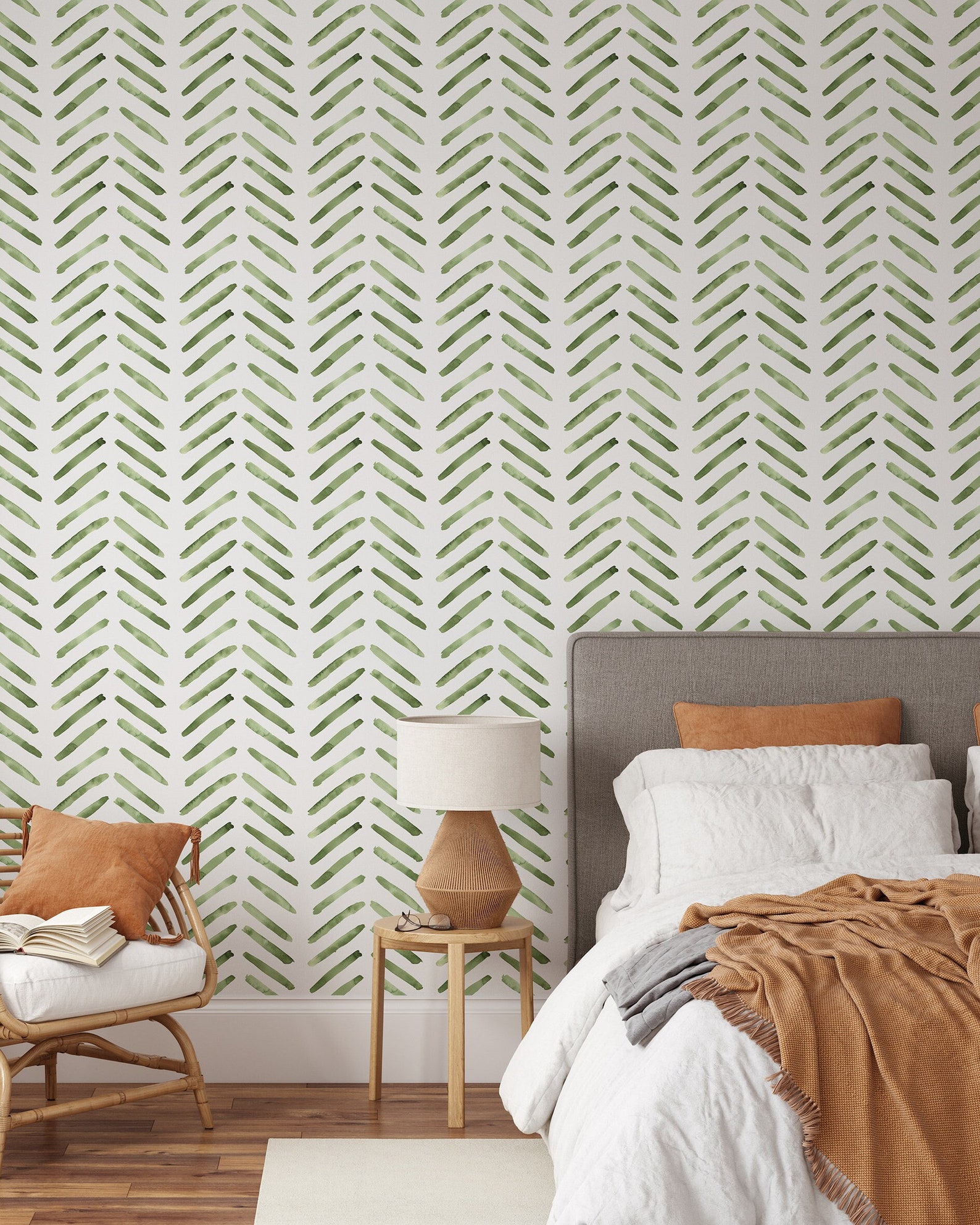 Herringbone Peel And Stick Wallpaper
