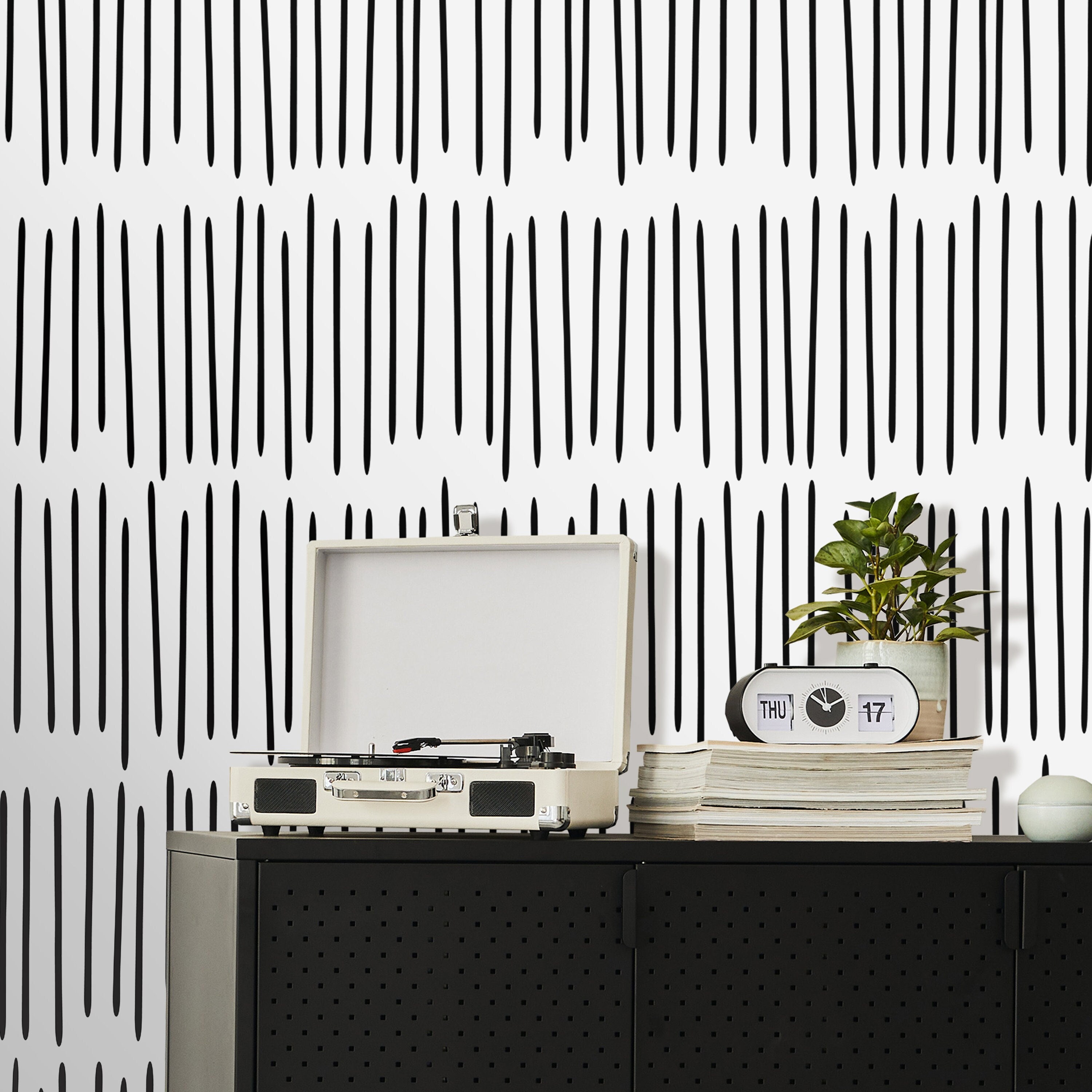 Modern Minimalist Peel and Stick Wallpaper Removable Self | Etsy