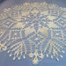 30 Inch Antique White Pineapple Popcorn Design Table Topper-502 - Etsy