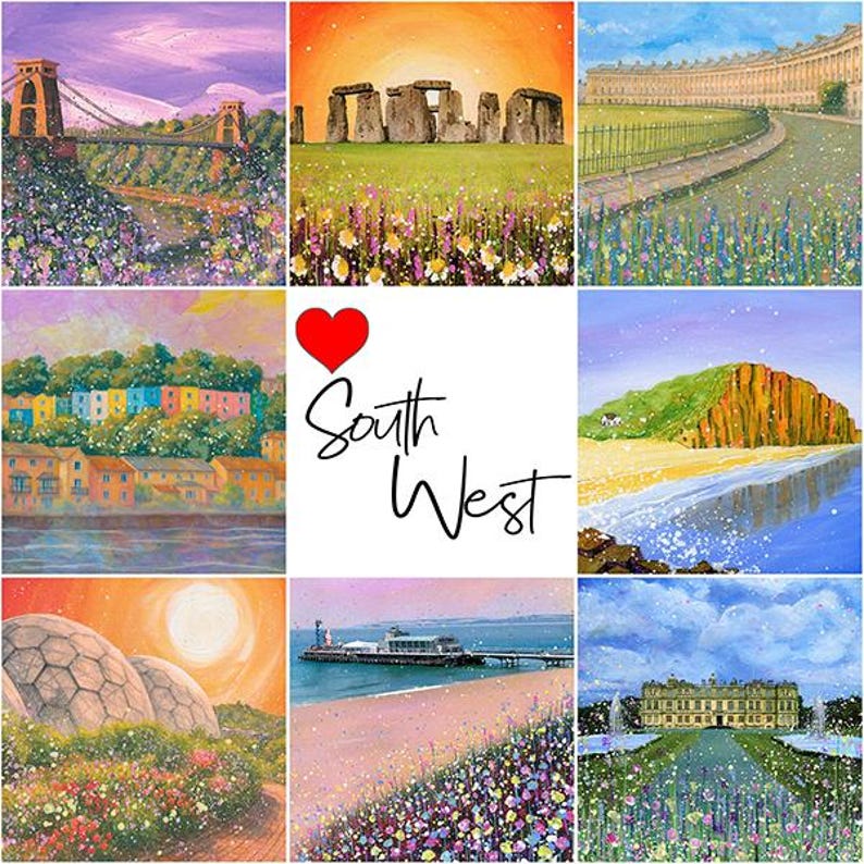 Love the South West Bone China Cup- South West England Souvenir ...