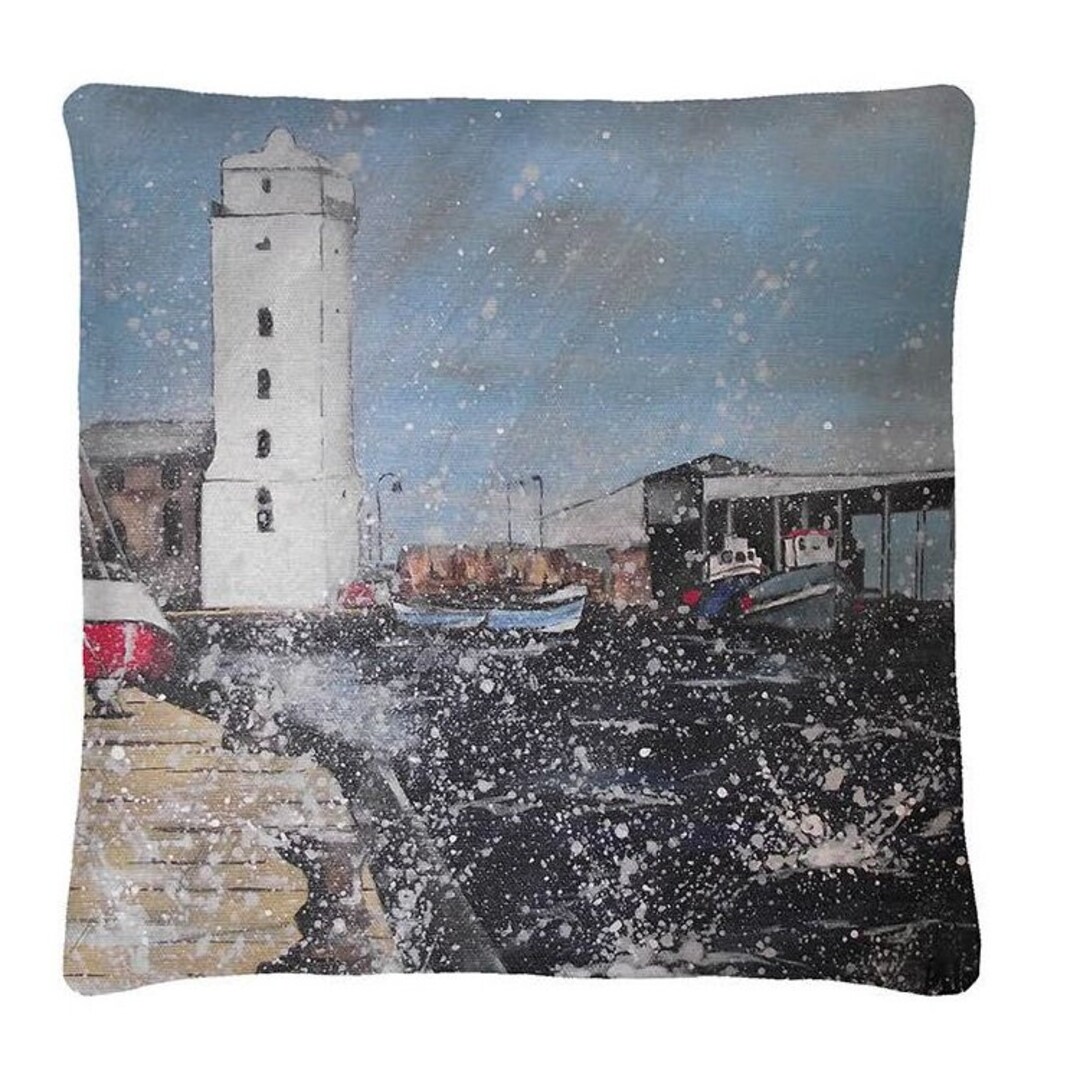 Old-low-light-north-shields-cushion-40cmx40cm-free Delivery-bright ...